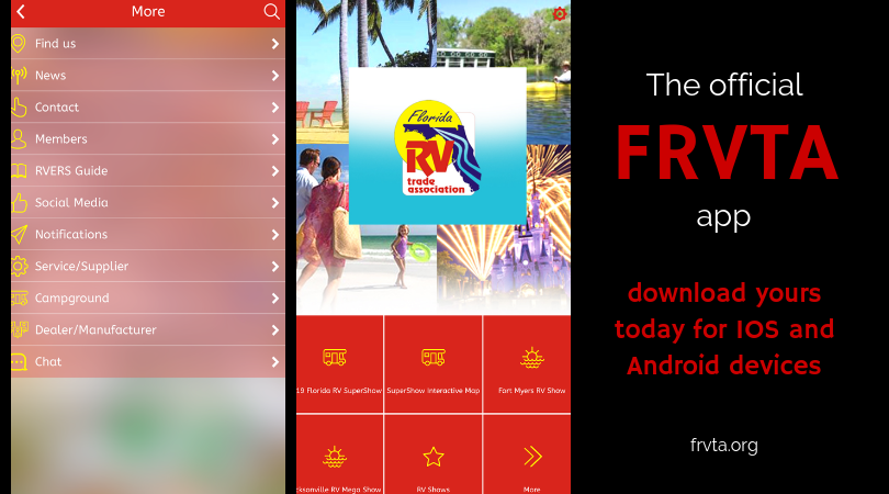 The updated FRVTA Mobile App and Interactive Map - Florida RV Trade ...